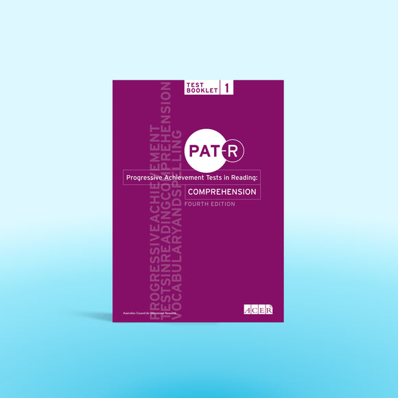 PAT Reading 4th Edition: Comprehension Test Booklet 1 (PKG 10 ...