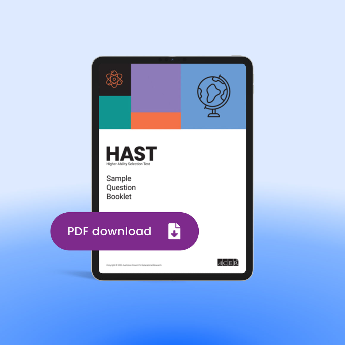 Higher Ability Selection Test (HAST) Sample Question Booklet 2023 Edit ...